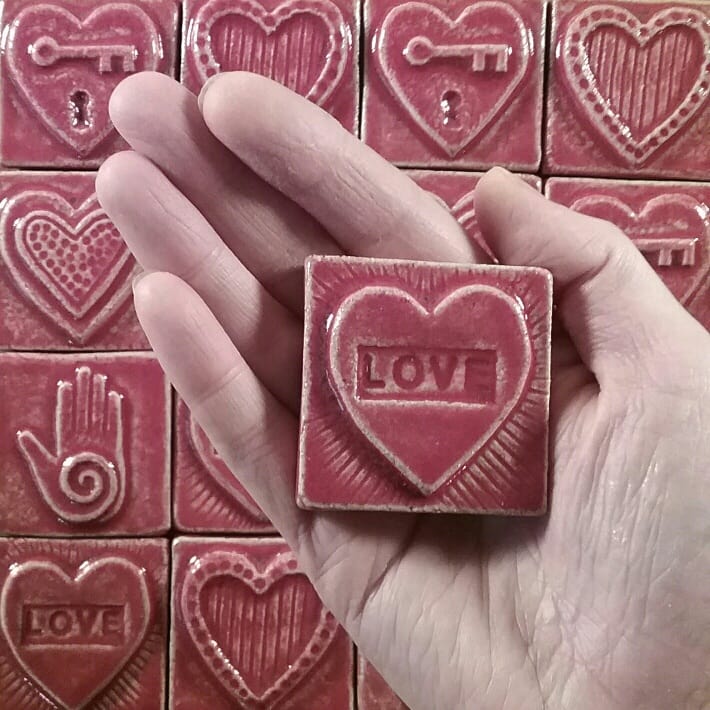 Happy Valentine's Day! | Ceramic Handmade Tiles