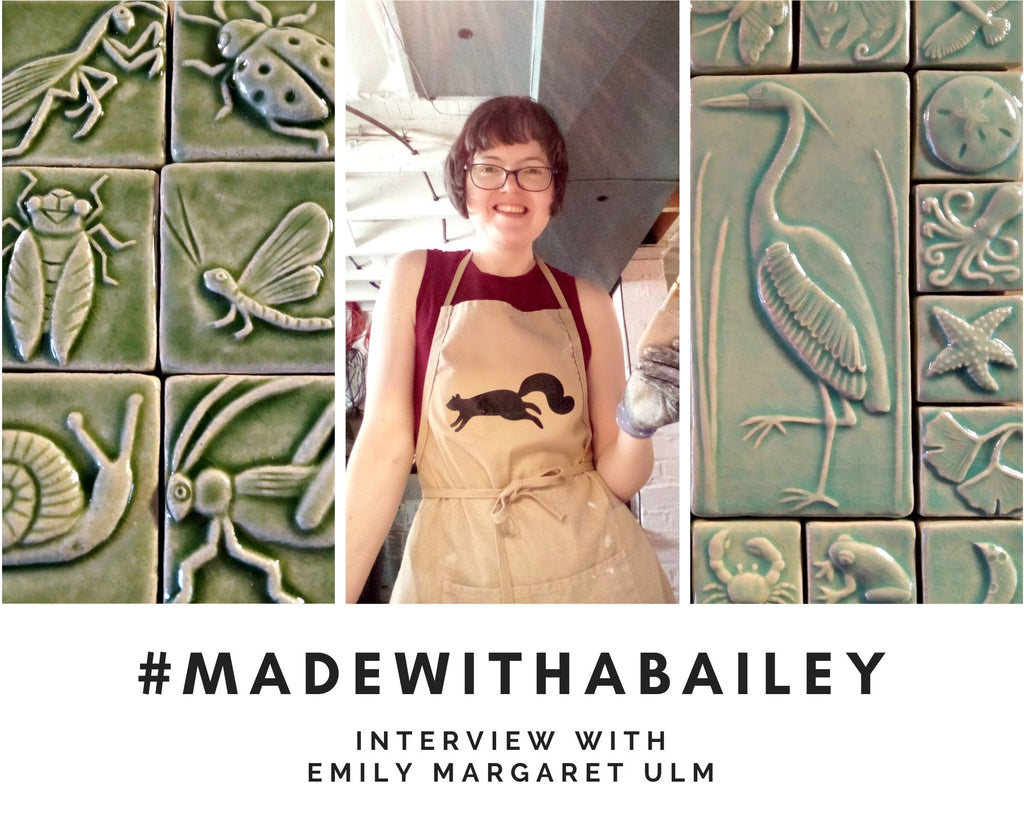 Bailey Pottery interviewed me about my work! | Ceramic Handmade Tiles