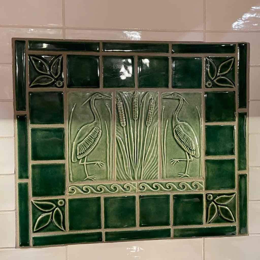 From Concept to Kitchen: a Handmade Tile Mural | Ceramic Handmade Tiles