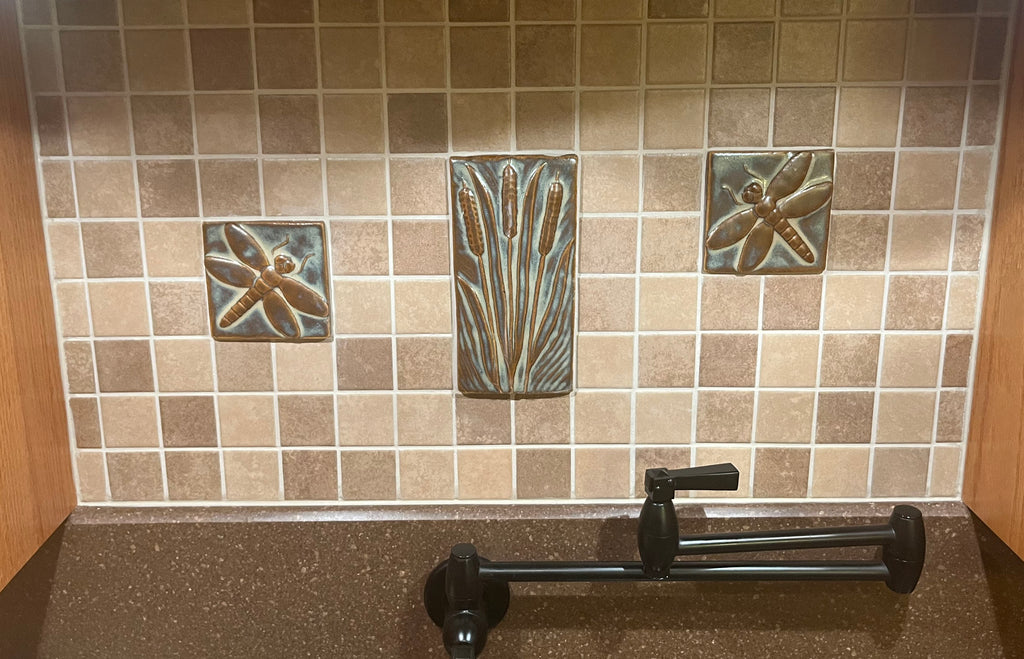 Autumn's Swan Song | Ceramic Handmade Tiles