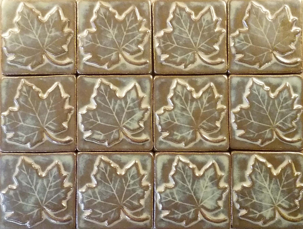 Falling Leaves Kitchen | Ceramic Handmade Tiles