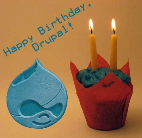 Happy Birthday, Drupal! | Ceramic Handmade Tiles