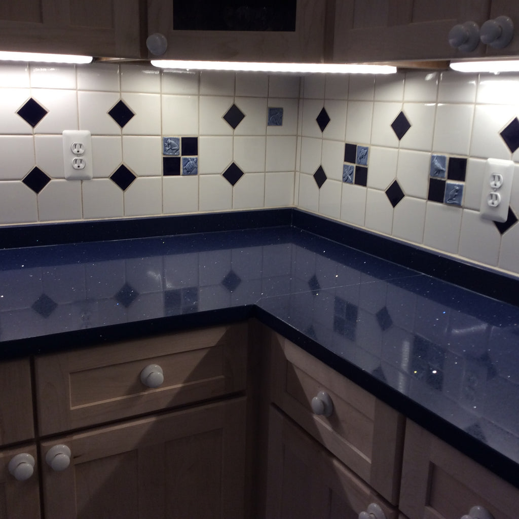 An Animal Lover's Kitchen | Ceramic Handmade Tiles