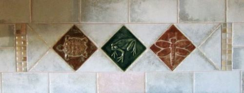 Nature Inspired Kitchen | Ceramic Handmade Tiles