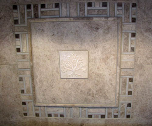 Tree of Life Kitchen | Ceramic Handmade Tiles