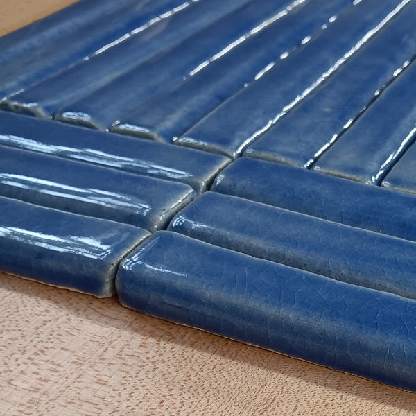 1"x6" Bullnose Handmade Ceramic Field Tile | 1 Inch by 6 Inch Handmade ...