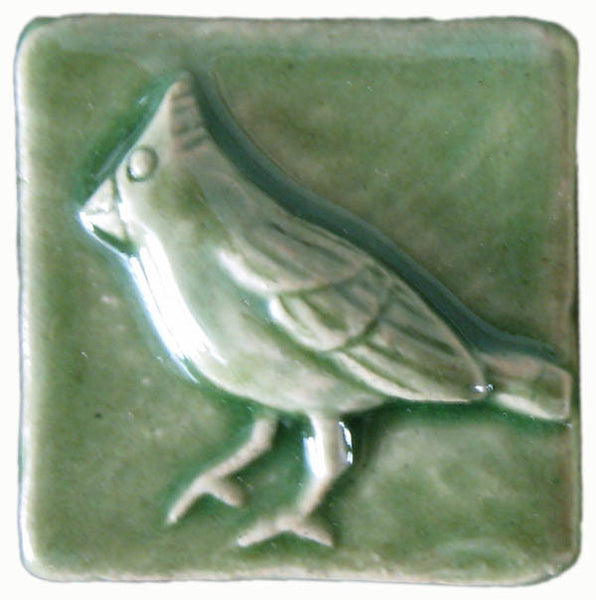 Cardinal 2"x2" Ceramic Handmade Tile | 2 Inch by 2 Inch Handmade Tiles
