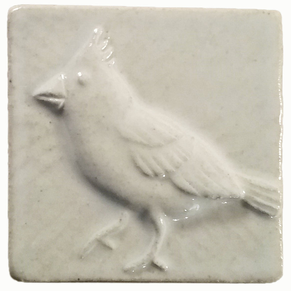 Cardinal 3"x3" Ceramic Handmade Tile | 3 Inch by 3 Inch Handmade Tiles