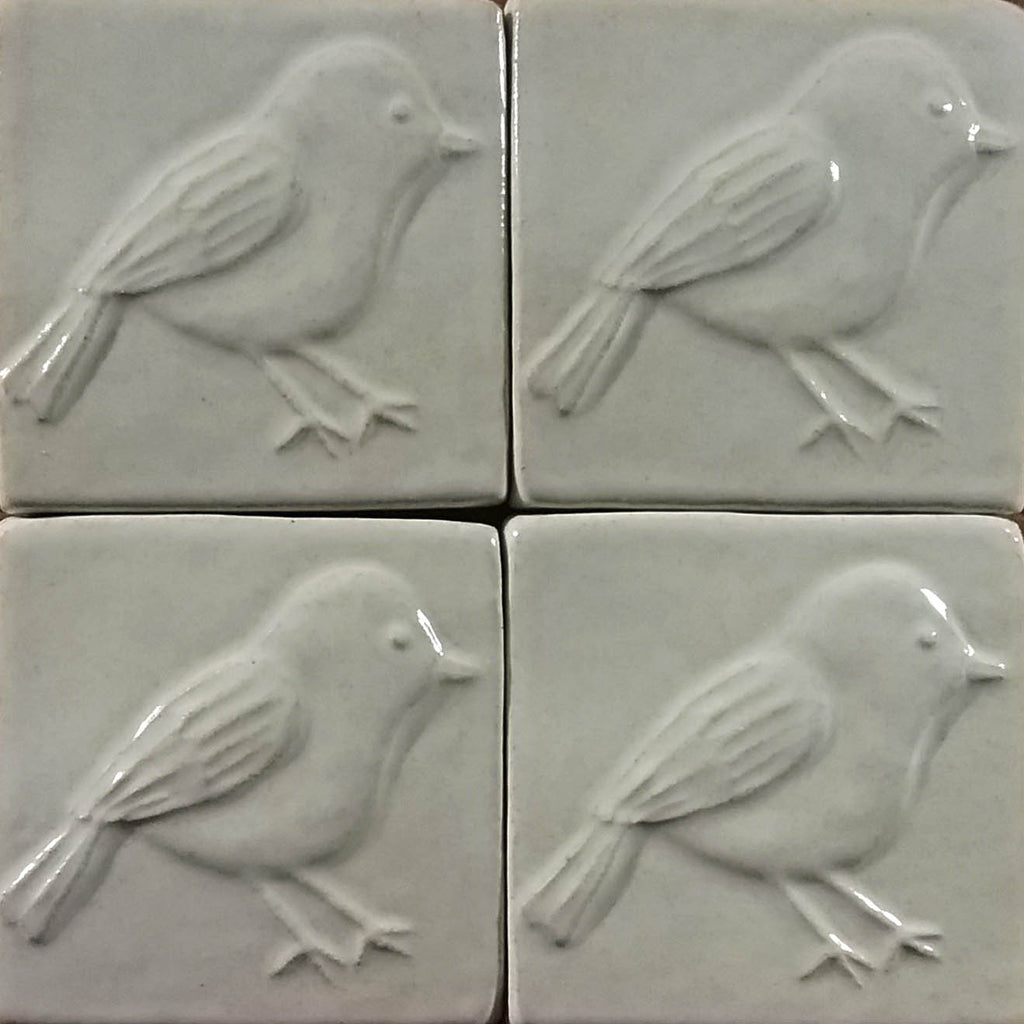 Chickadee facing right 4"x4" Ceramic Handmade Tile | 4 Inch by 4 Inch ...