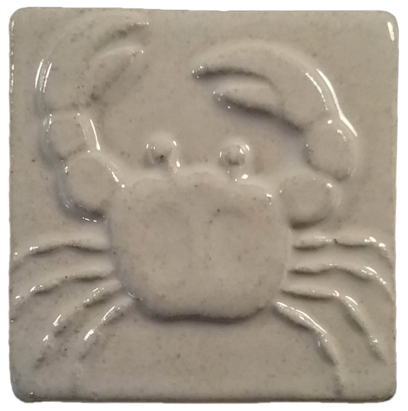 Crab 3"x3" Ceramic Handmade Tile | 3 Inch by 3 Inch Handmade Tiles