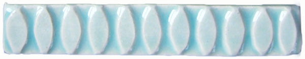 Ellipse 1"x6" Border Ceramic Handmade Tile | 1 Inch by 6 Inch Handmade ...