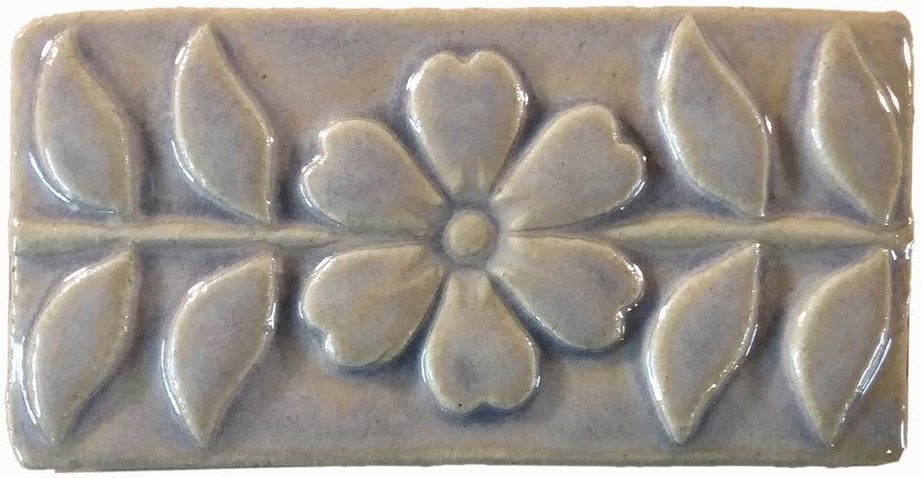Flowering Vine 3"x6" Ceramic Handmade Tile | 3 Inch by 6 Inch Handmade ...