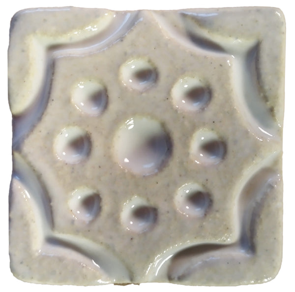 Geometric Pod 2"x2" Ceramic Handmade Tile | 2 Inch by 2 Inch Handmade Tiles