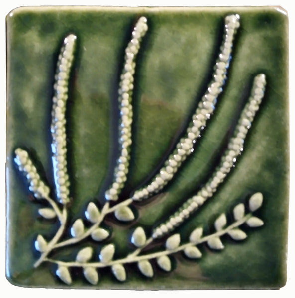 Heather 4"x4" Ceramic Handmade Tile | 4 Inch by 4 Inch Handmade Tiles