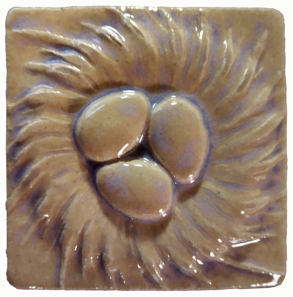 Nest 4"x4" Ceramic Handmade Tile | 4 Inch by 4 Inch Handmade Tiles