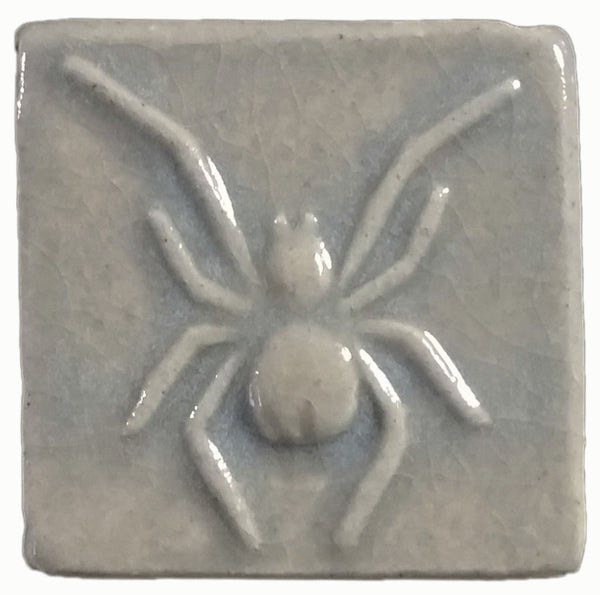 Spider 2"x2" Ceramic Handmade Tile | 2 Inch by 2 Inch Handmade Tiles
